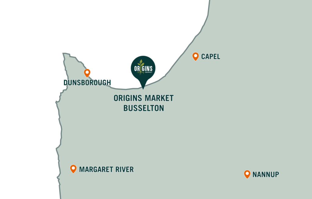 Origins Market Busselton: Produce, Artisan Goods, Food & Bar